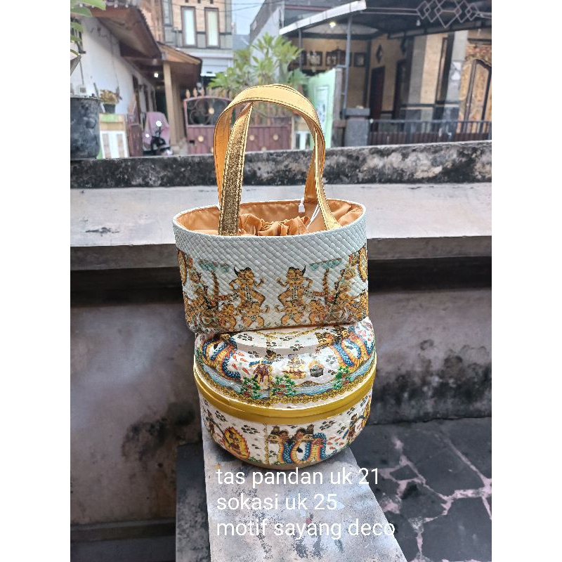 Jual sokasi wayang bulat bambu kulit keben Bali keben wayang | Shopee ...