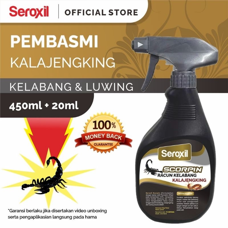 Jual Racun Pembasmi Kalajengking Kelabang Luwing Lipan Ampuh - Seroxil ...
