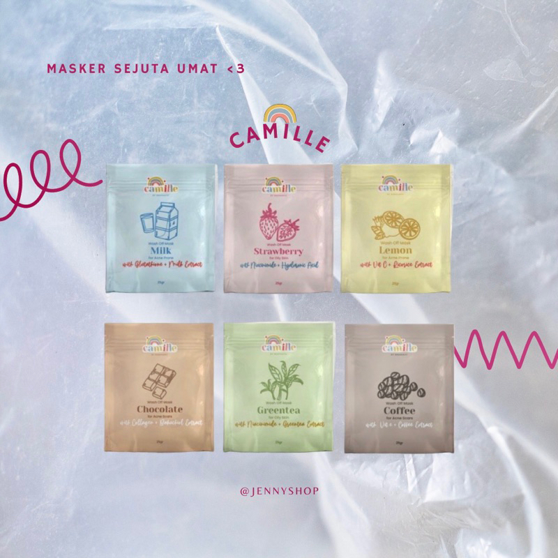 Jual Camille Maskee - 6 Varian | Shopee Indonesia