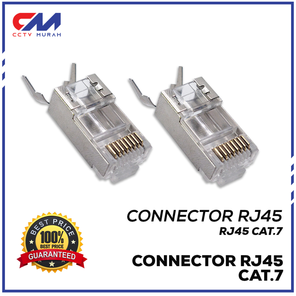 Jual Konnekor RJ45 FTP CAT6 /CAT Konnector RJ45 | Shopee Indonesia