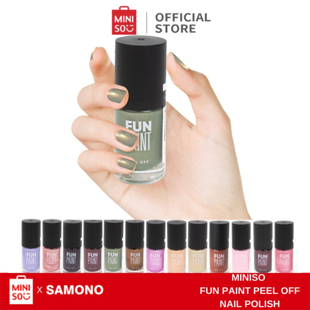 Jual MINISO Nail Polish Cat Kuku Halal Peel Off Fun Paint | Shopee ...