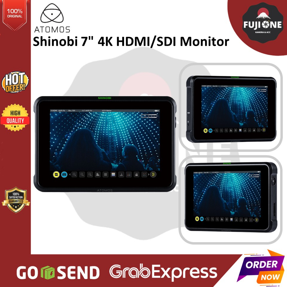 Jual Atomos Shinobi 7 Inch 4K HDMI SDI HDR Photo and Video Monitor ...