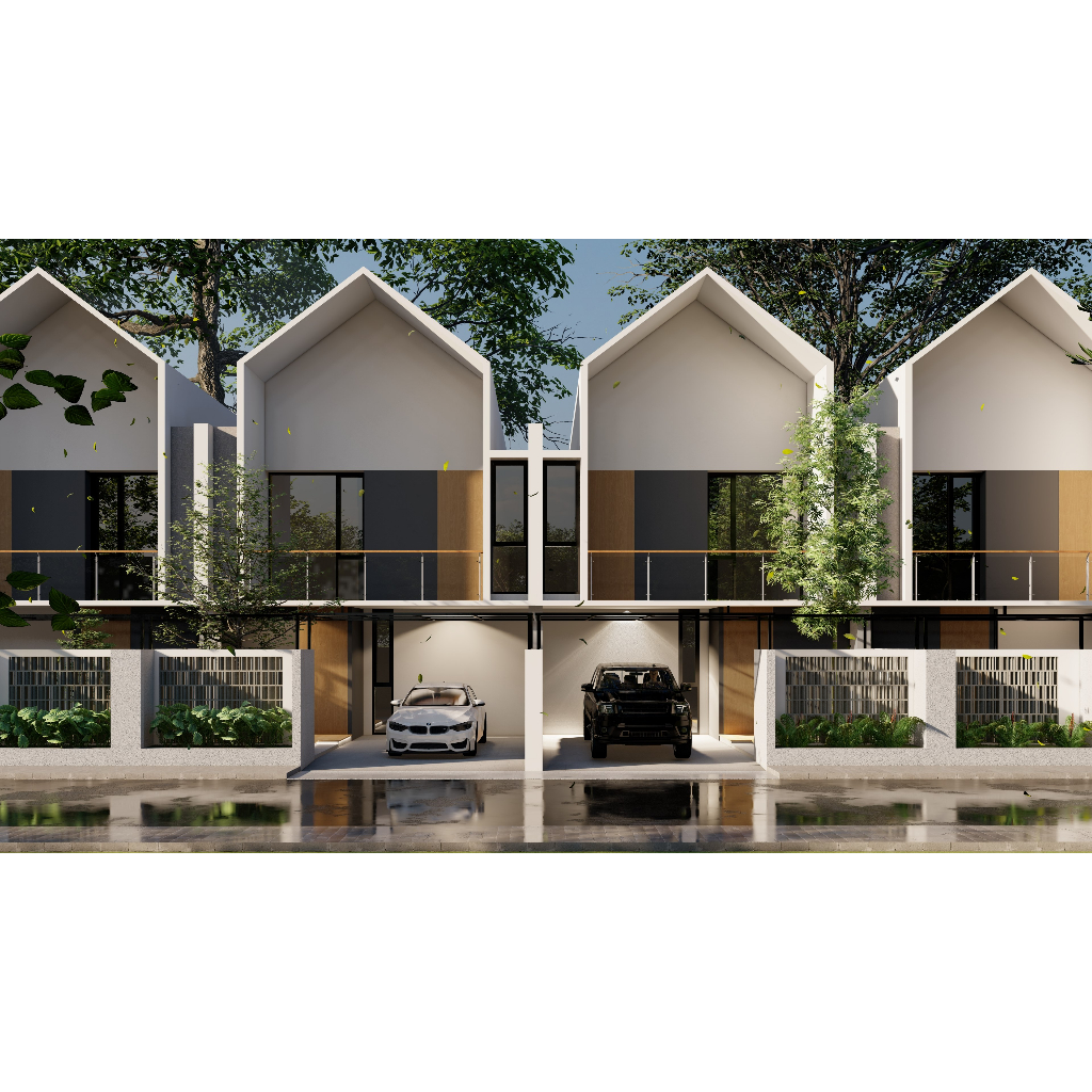 Jual Paket Murah Desain Rumah Denah + 3D eksterior + Rendering Foto ...