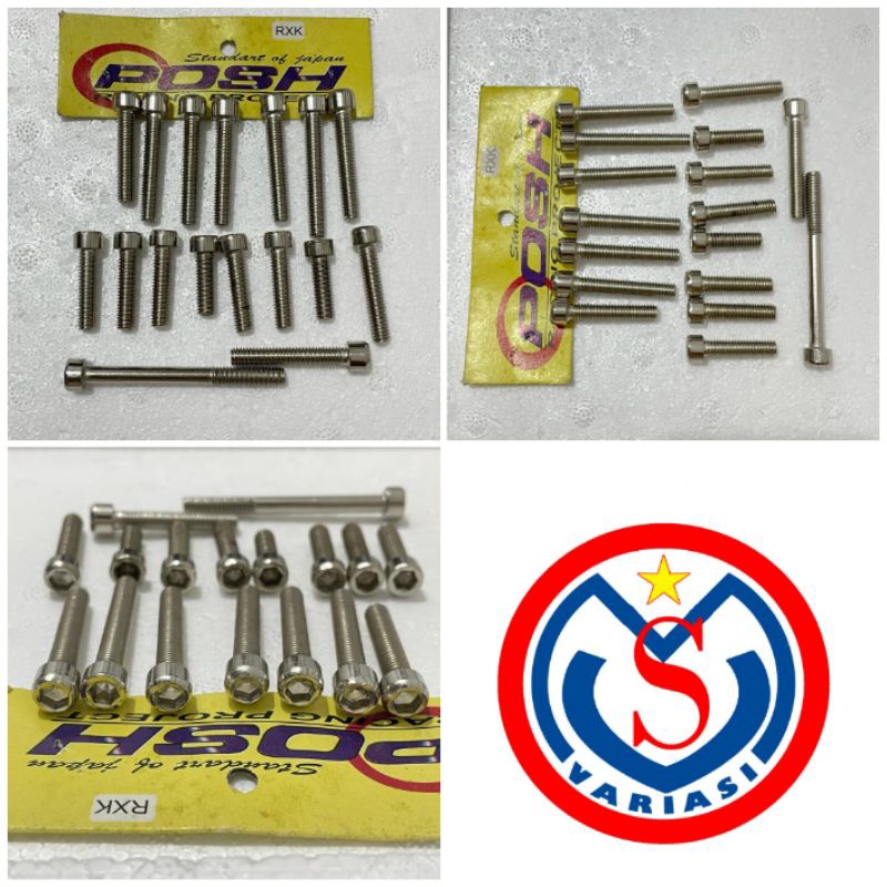 Jual BAUT BAK MESIN RX KING KIRI KANAN BAUT BLOK RX KING POSH | Shopee Indonesia