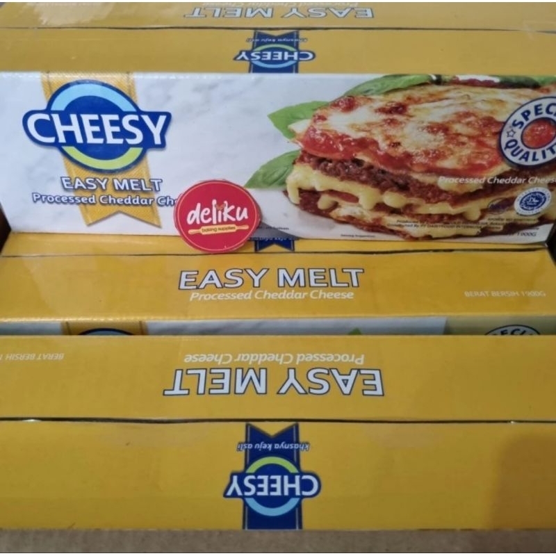 Jual Cheesy easy melt cheddar cheese 2kg | Shopee Indonesia