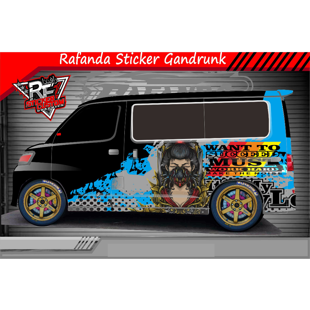 Jual stiker decal luxio,grandmax Apv AVANZA SEDAN DLL | Shopee Indonesia
