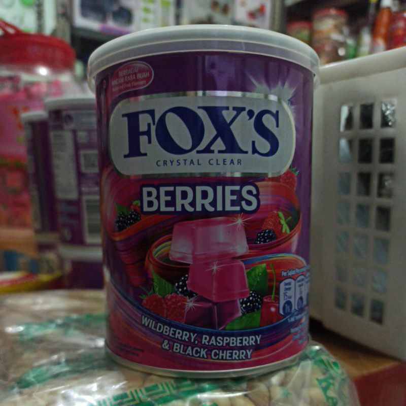 Jual Permen FOX'S Berries 3 varian rasa Wildberrie Raspberry Black ...