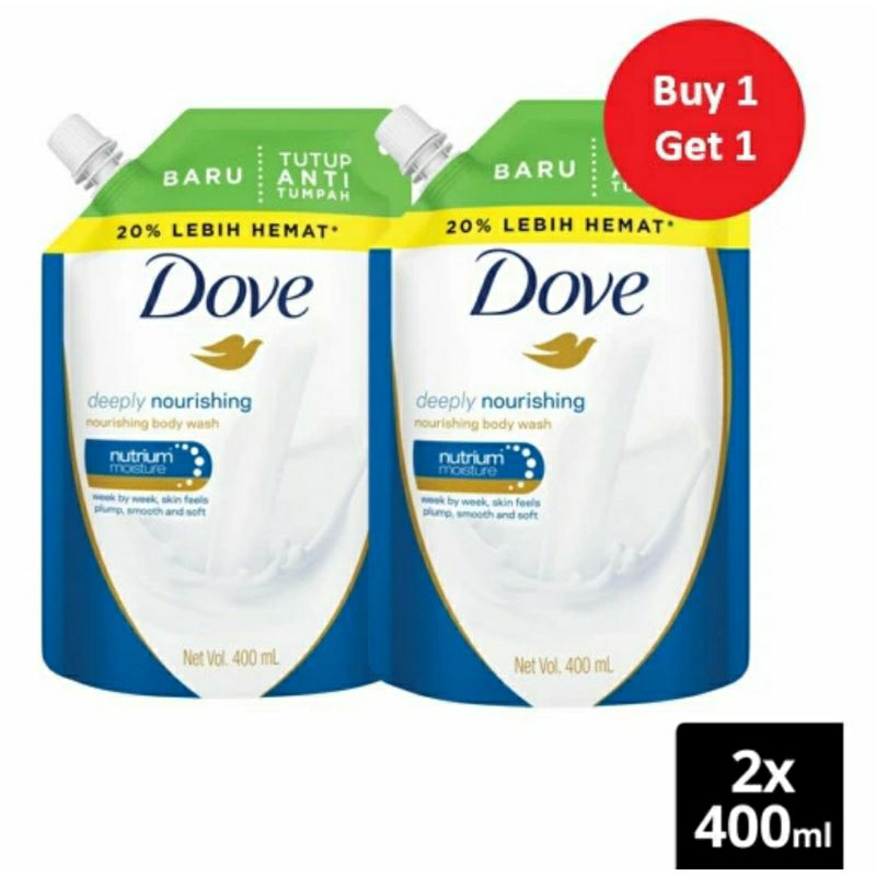 Jual Paket isi 2 pcs - Dove Sabun Cair Deeply Nourishing 400ml | Shopee ...