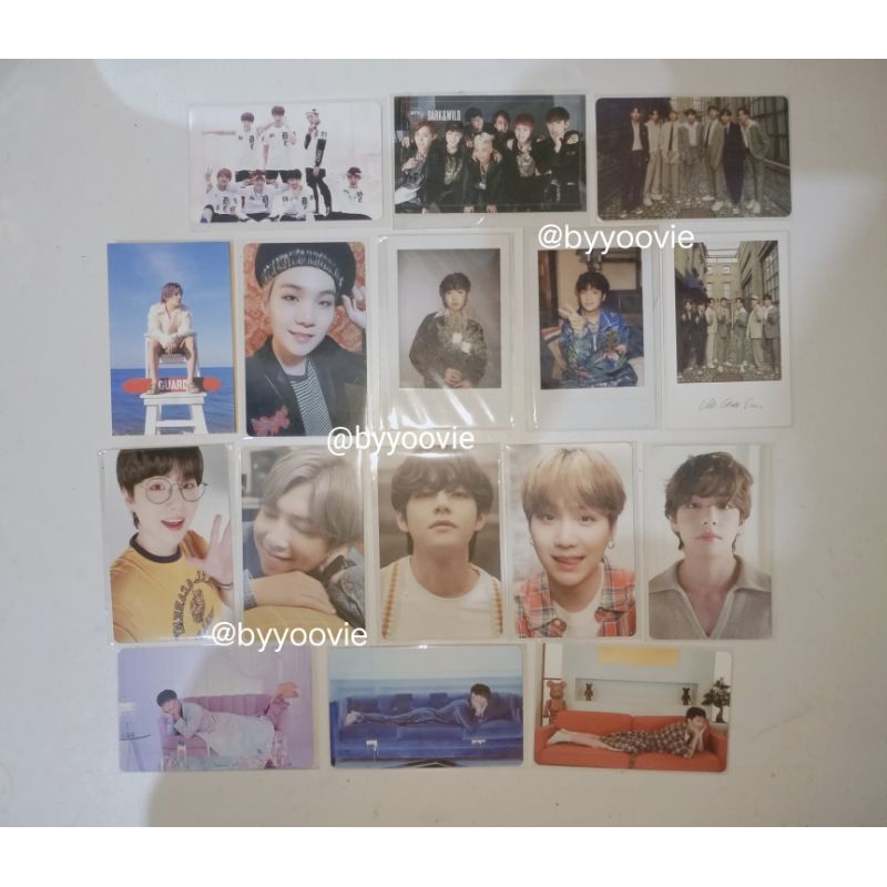 Jual [READY INA] PHOTOCARDS BTS SAMSUNG, BE, DECOKIT, DNW, ORUL (SUGA ...