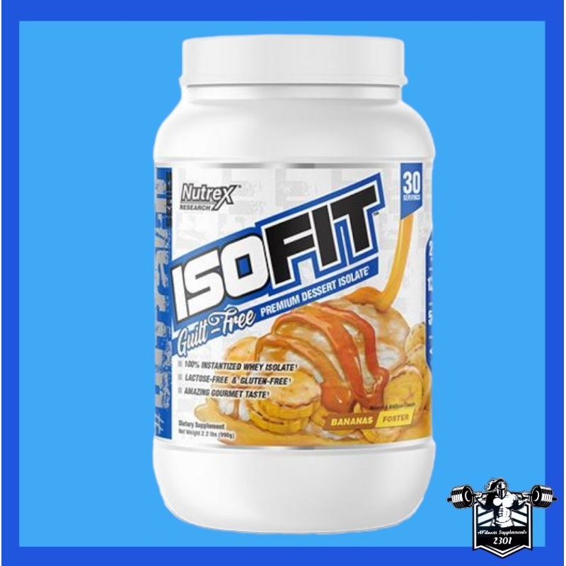 Jual Isofit Whey Protein Isolate 100% Nutrex Iso Fit 2lbs | Shopee ...