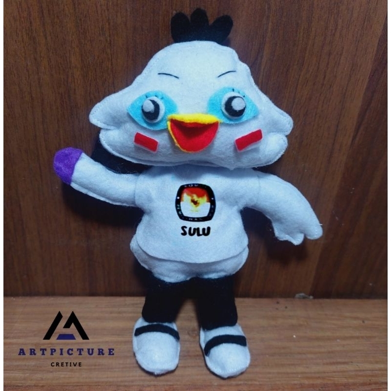Jual Boneka pemilu 2024 /Boneka maskot KPU sura & sulu/gantungan kunci ...