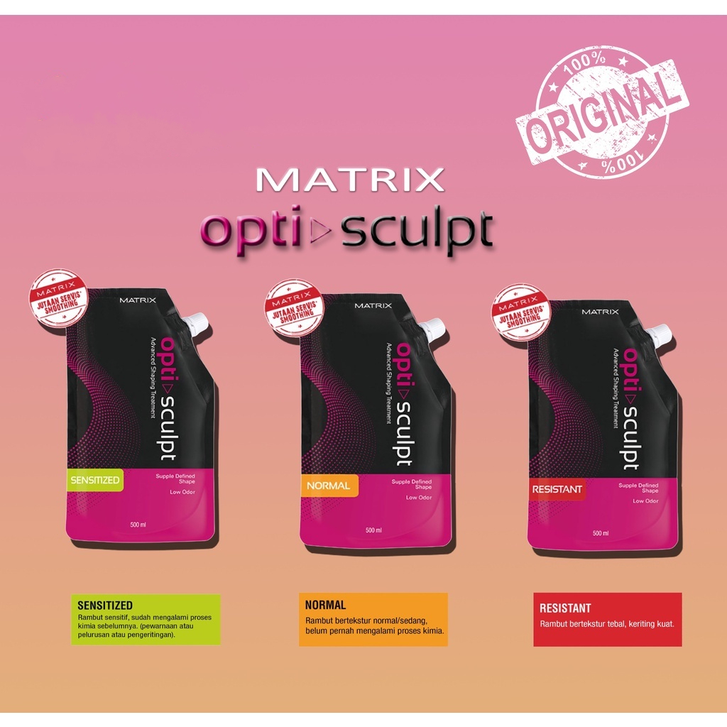 Jual MATRIX OPTI SCULPT Normal/Resistant 500ml | Shopee Indonesia