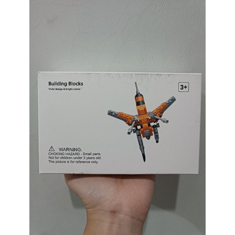 Jual Miniso Building Block Mini Transformable Robot - The Hornet ...