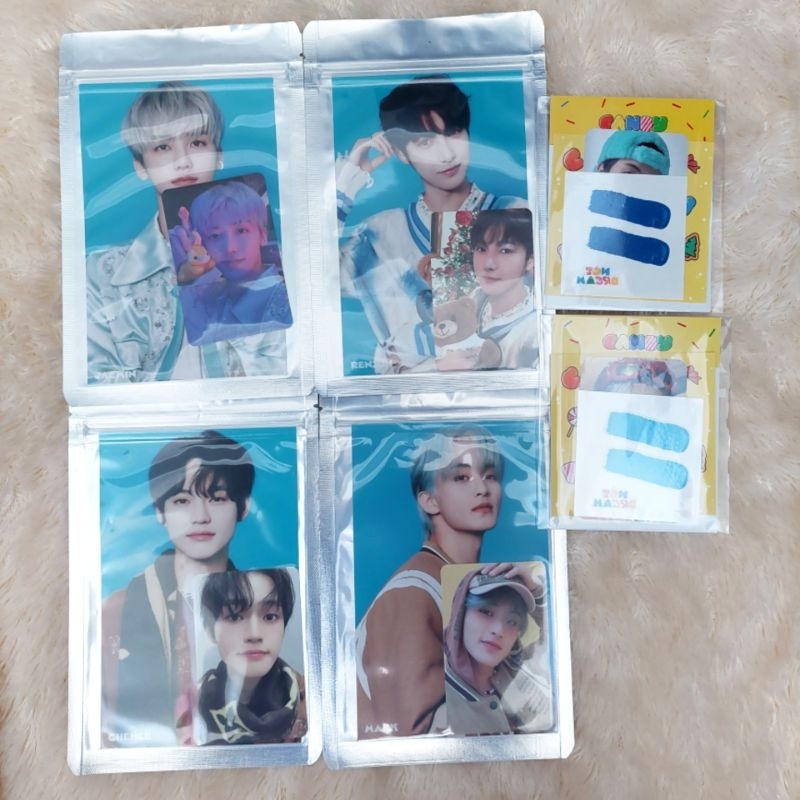 Jual NCT DREAM CANDY 4X6 PHOTO TATTOO STICKER MARK CHENLE RENJUN JAEMIN ...