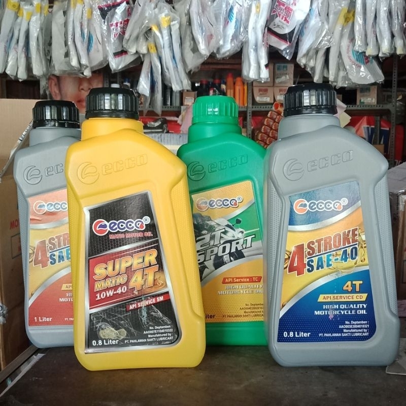 Jual OLI ECCO 4T 2T Super Matic 800ml 1 Liter untuk murah semua jenis ...