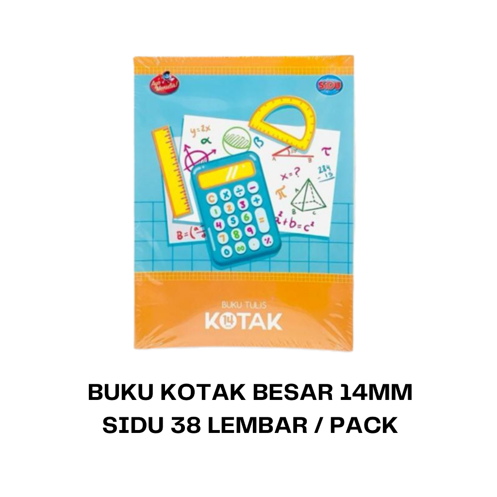 Jual BUKU TULIS MANDARIN KOTAK BESAR SIDU 38 LEMBAR SQ14 SINAR DUNIA ...