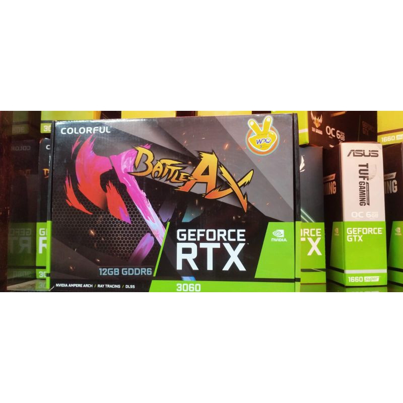 Jual COLORFUL Battle Axe RTX 3060 12GB DDR6 | Shopee Indonesia