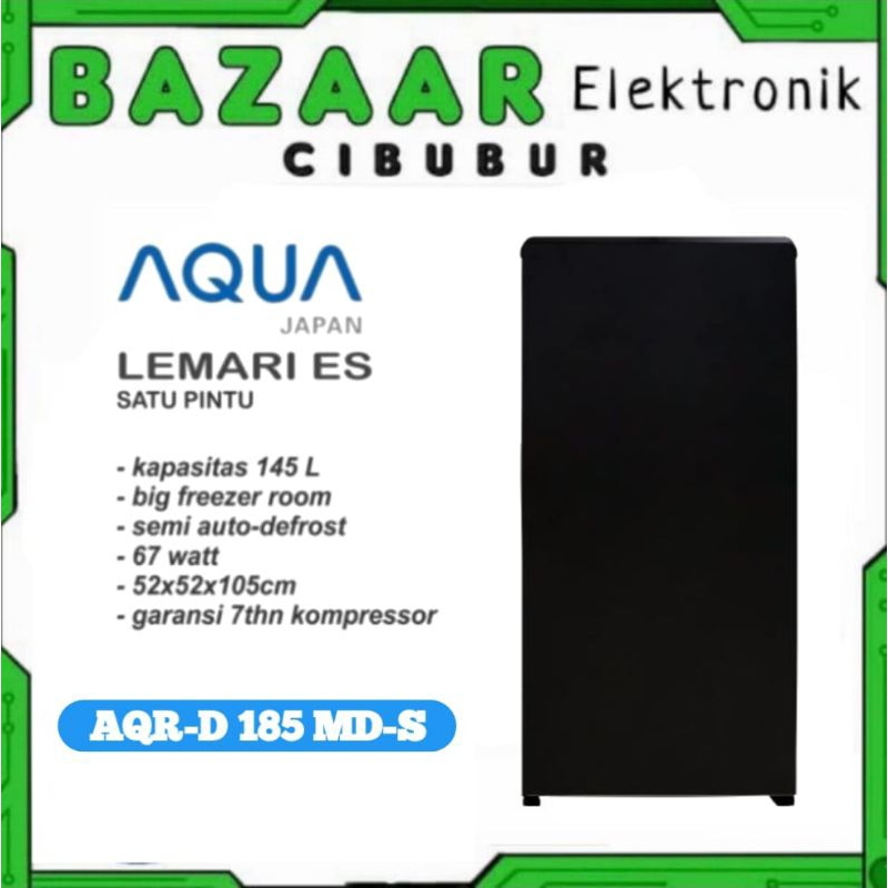 Jual KULKAS AQUA AQR-D185MDS / AQRD 185 MDS / AQRD185MDS LEMARI ES 1 ...