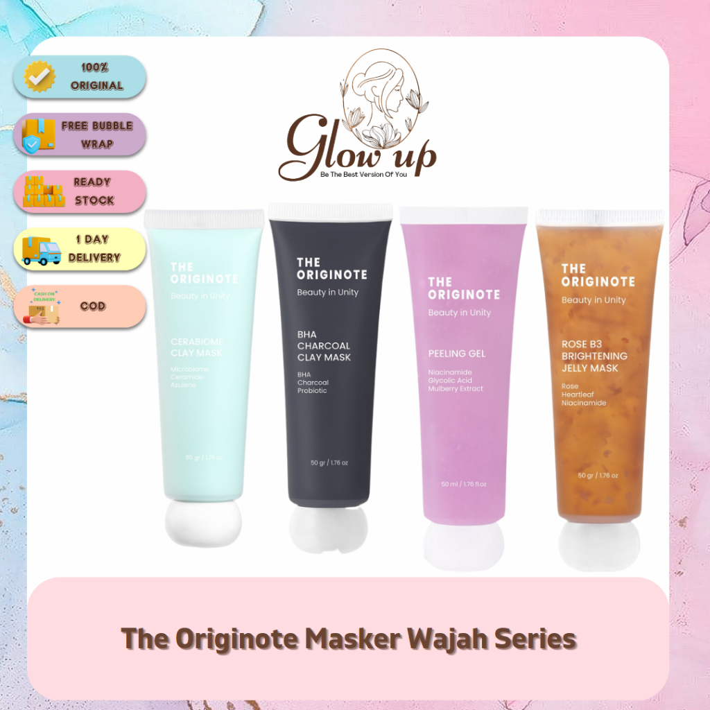 Jual GLOWUP The Originote Cerabiome Clay Mask 50gr Masker Membersihkan ...