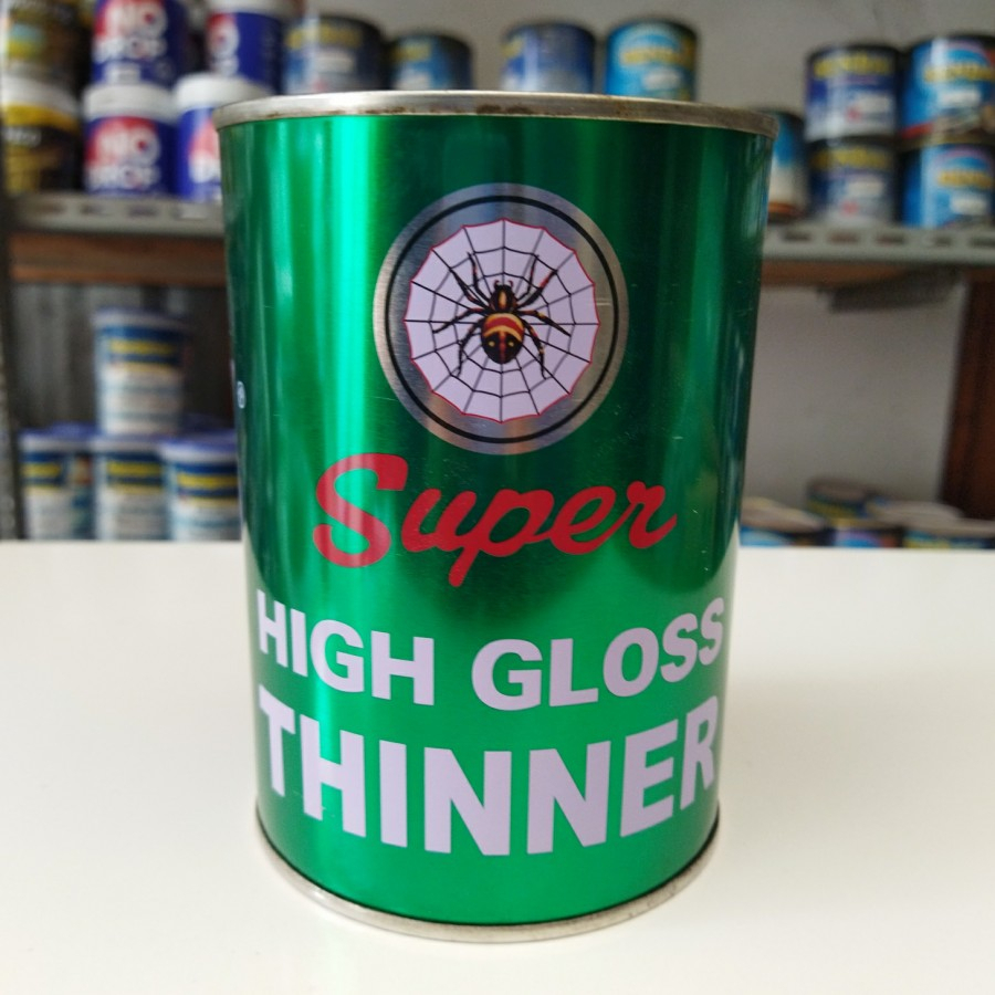 Jual Thiner Laba Hijau 1 Liter Kaleng Thinner ND Super Gloss Cat Duco ...