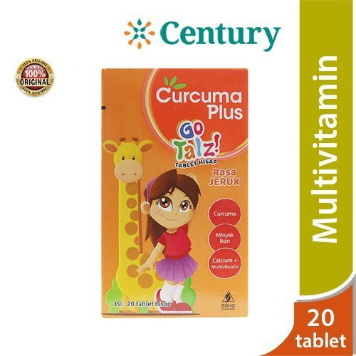 Jual Curcuma Plus Go Talz Jeruk Tablet Hisap | Shopee Indonesia