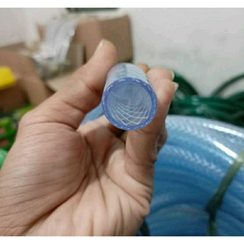 Jual Selang Air 5/8" Benang bening 2 mili harga per meter | Shopee ...
