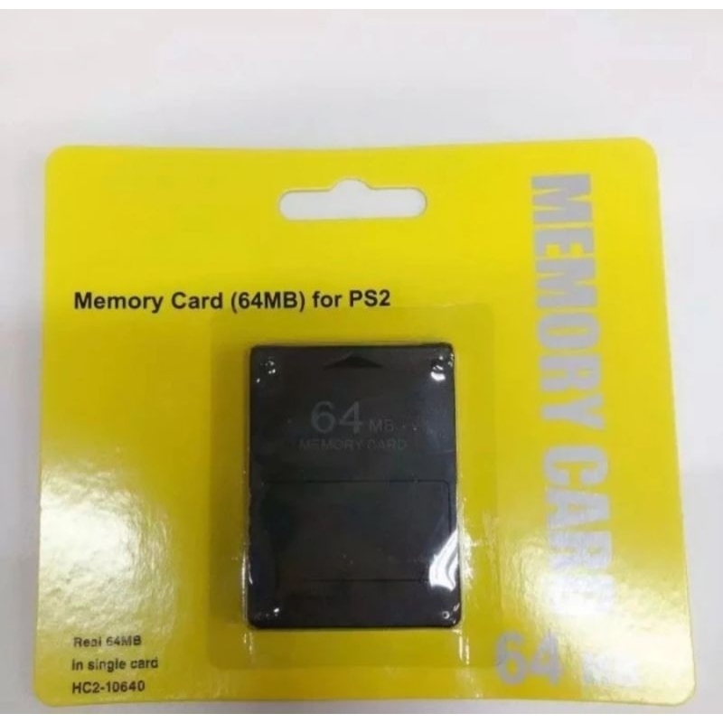 Jual MC PS2 64 MB / MEMORY CARD PS2 64MB HITAM | Shopee Indonesia