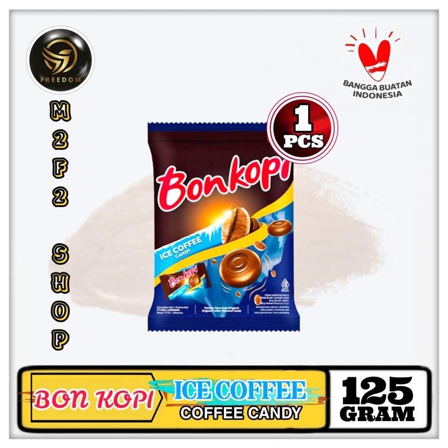 Jual Bonkopi Ice Coffee Candy | Permen Es Kopi Hitam Bag - 125 gr ...