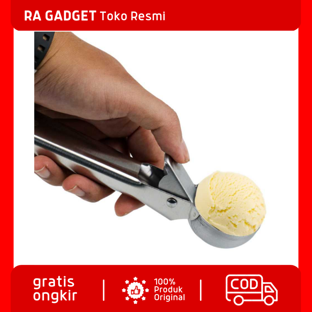 Jual Sendok Takar Es Krim Gula Kopi Ice Cream Scoop Spoon Anti Lengket ...