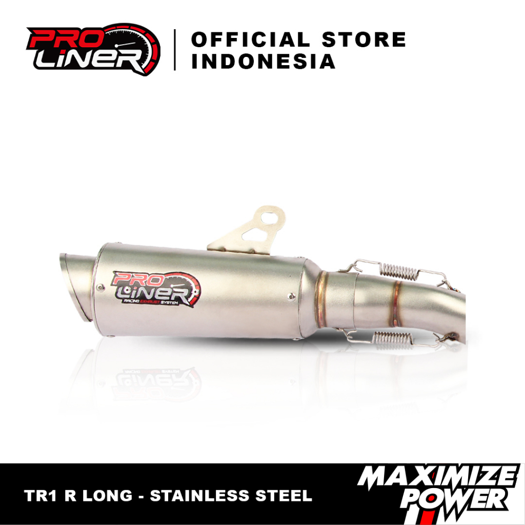 Jual PROLINER Tr1 R Long Stainless (Sport 150cc) | Shopee Indonesia