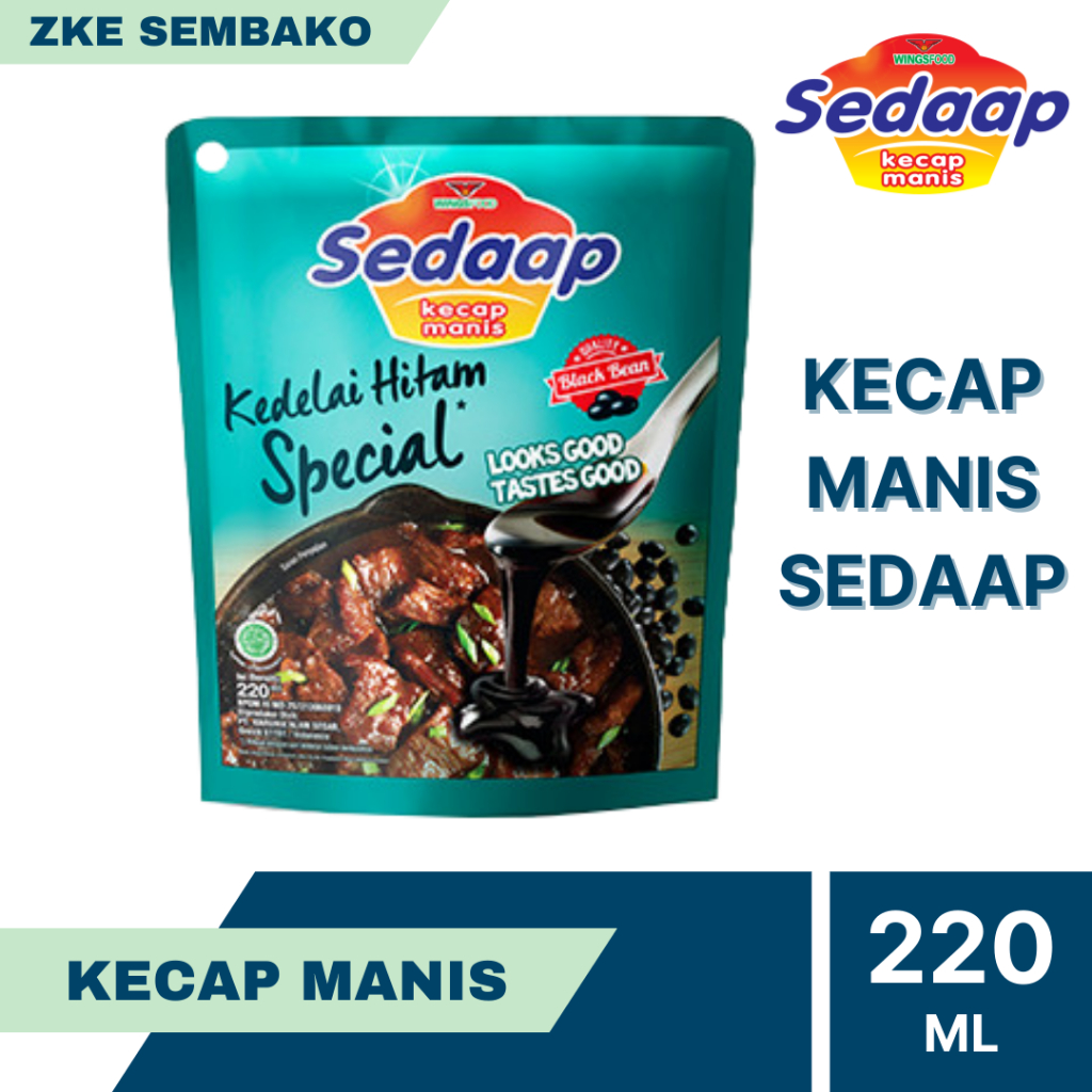 Jual Sedaap Kecap Manis Pouch 220 ml | Shopee Indonesia
