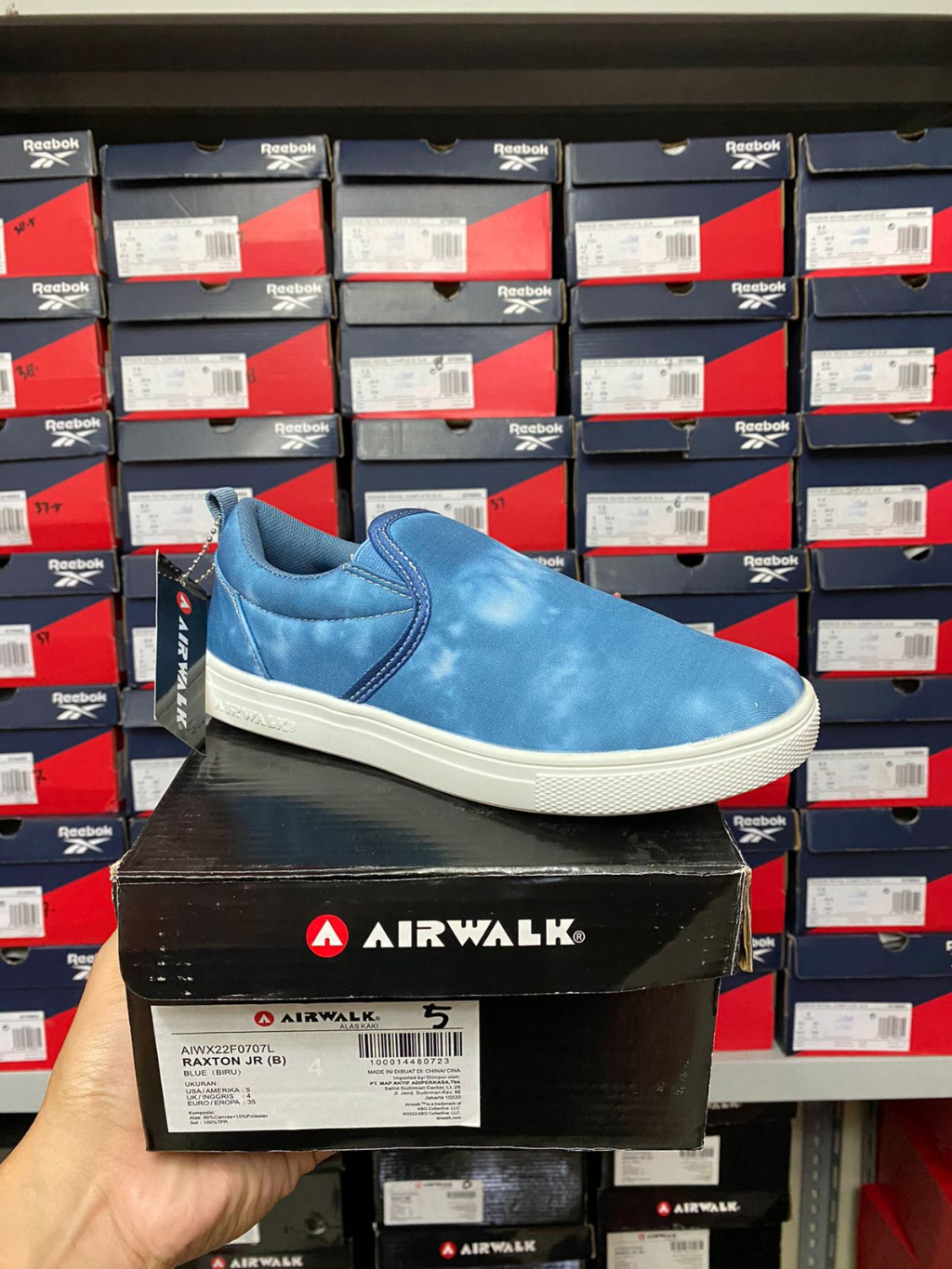 Jual Airwalk Raxton Jr Blue Kids Shoes Original Unisex | Shopee Indonesia