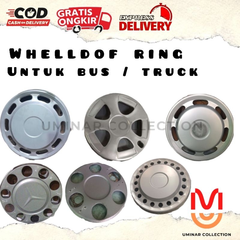 Jual (ISI 4 PCS) Whelldof Ring Plat Besi Ring 15 & 16 Set Pangkon ...