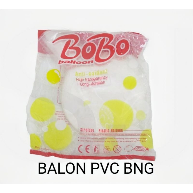 Jual Balon PVC Transparan BOBO isi 50PCS | Shopee Indonesia