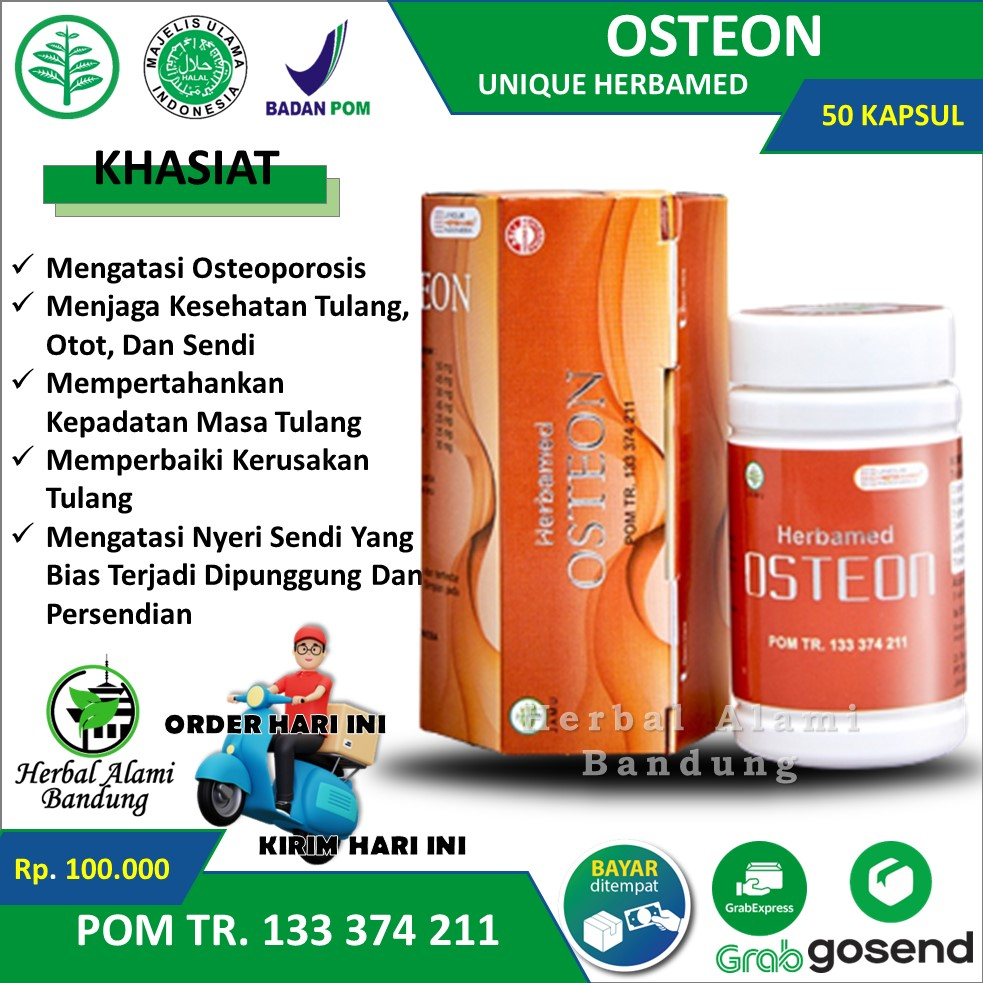 Jual Herbamed Osteon - Obat Herbal Osteoporosis & Pengapuran Menguatkan ...