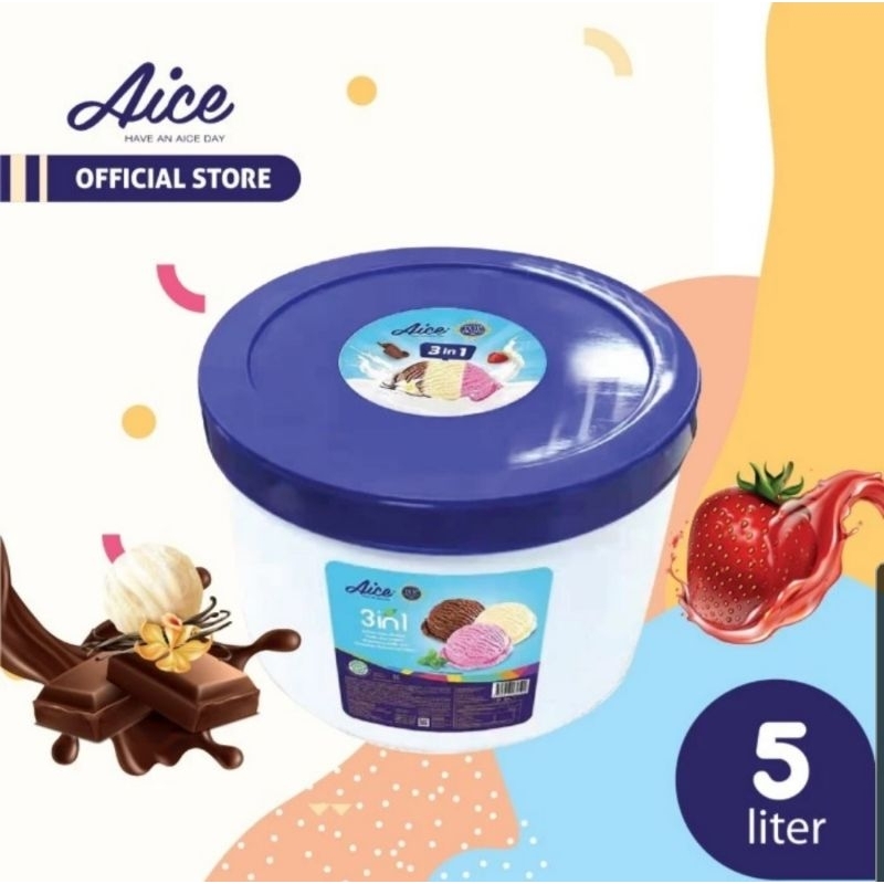 Jual Es Krim Aice 8 Liter Ice Cream Aice 8 Liter | Shopee Indonesia
