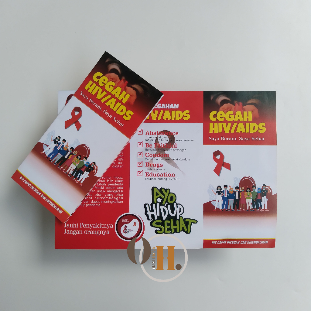 Jual Leaflet HIV/AIDS - Brosur Kenali dan Waspada HIV/AIDS, Kesehatan ...