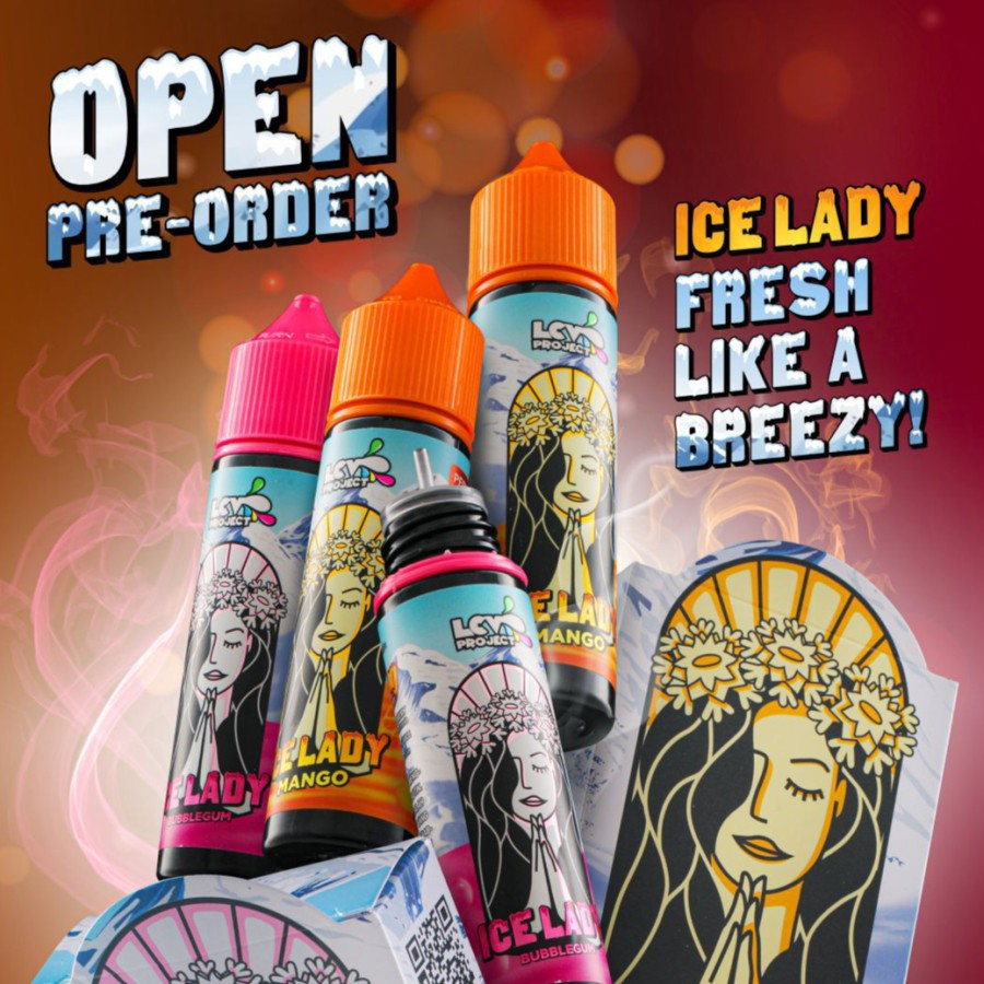 Jual [SATUAN] - LIQUID LCV ICE LADY 60ML 3MG FREEBASE SERIES MANGO ...