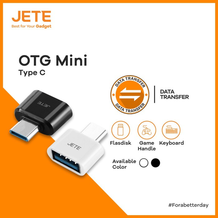 Jual OTG USB to Micro/Tipe C JETE - Adaptor OTG | Shopee Indonesia