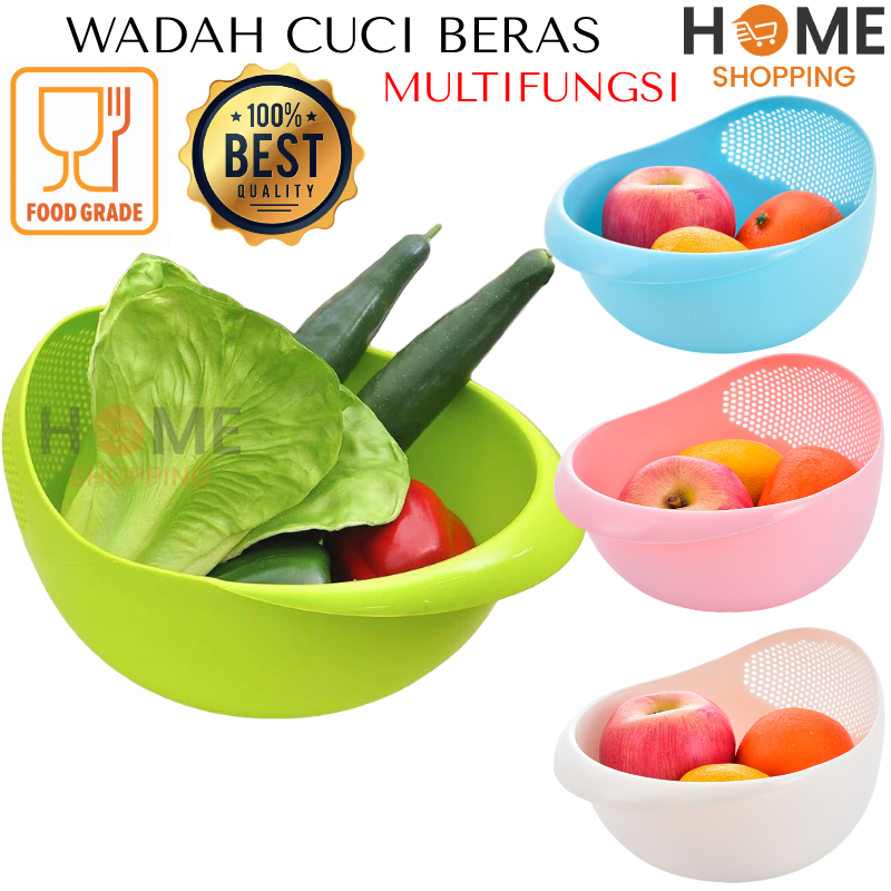 Jual [HS] WADAH CUCI BERAS / BASKOM CUCI BERAS / BASKOM CUCI BUAH DAN ...