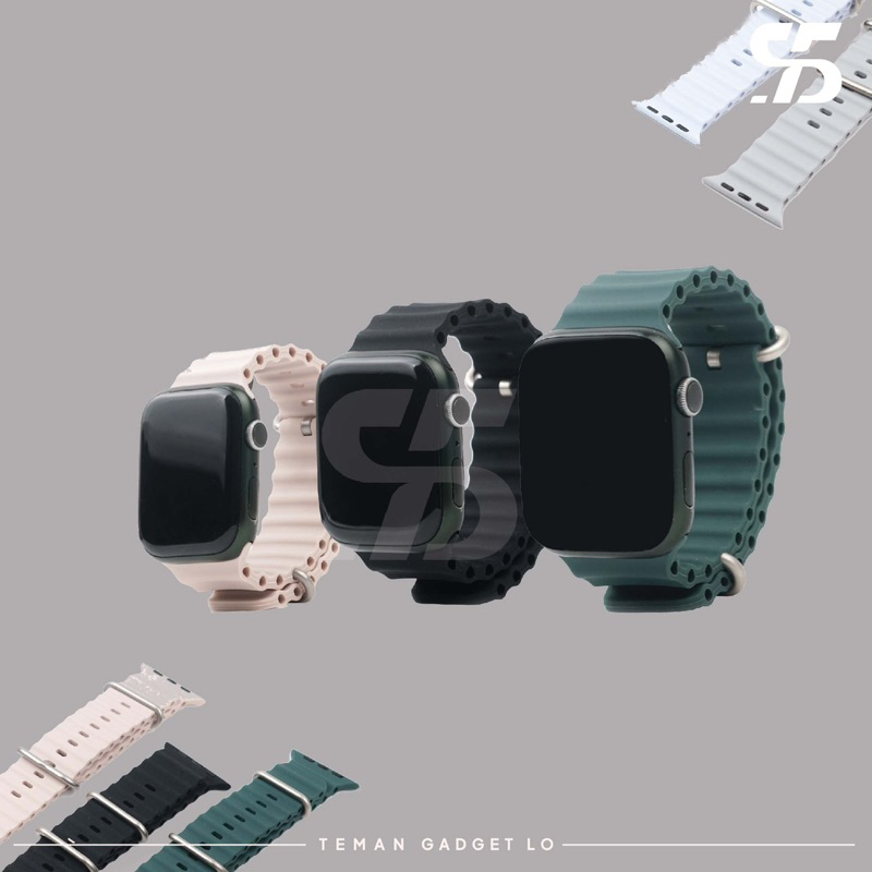 Jual iWatch Ocean Loop Strap / Apple watch Strap Ocean Loop | Shopee ...