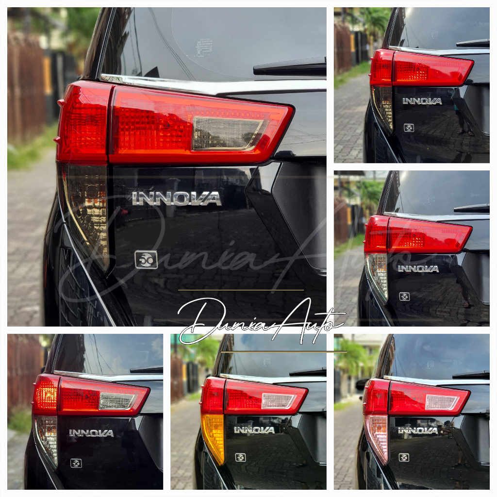 Jual Stiker Smoke Lampu Belakang Tail Light Aksesoris Innova Reborn ...