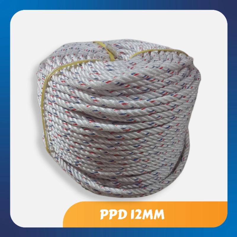 Jual TALI TAMBANG PPD 4 5 6 7 8 9 10 12MM / TALI IKAT MOBIL / IKAT TRUK ...