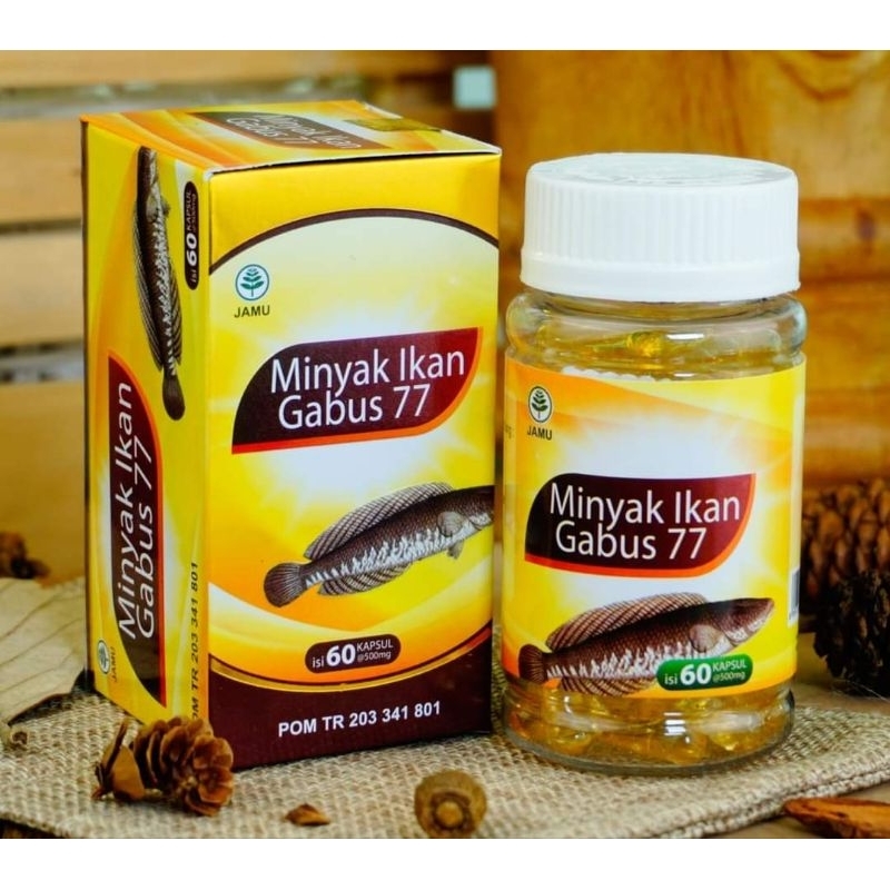 Jual Kapsul Minyak Ikan Gabus Albumin Kutuk Albuoil 77 Darusyifa | Shopee Indonesia