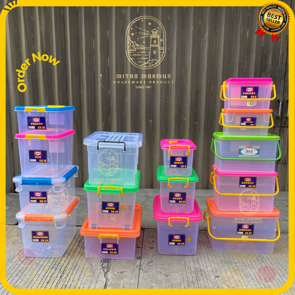 Jual SHINPO - CONTAINER BOX 6 8 10 15 17 24 25 30 35 45 LITER / BOX ...