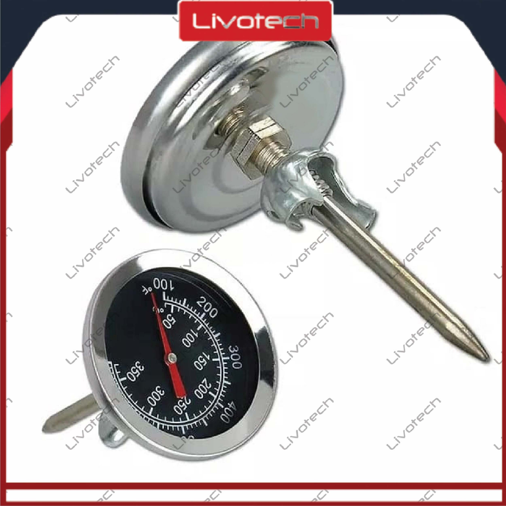 Jual Termometer Oven M-04 BBQ Analog Dapur Stainless Thermometer ...