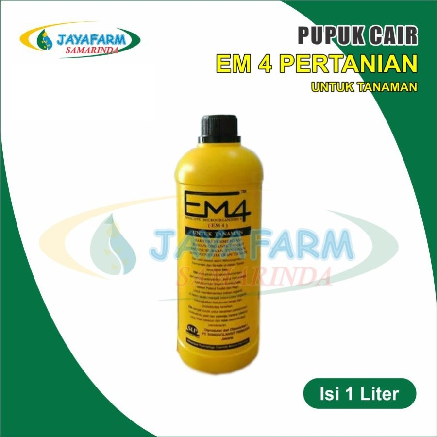 Jual Pupuk Cair EM4 Pertanian (Kuning) 1 Liter | Shopee Indonesia