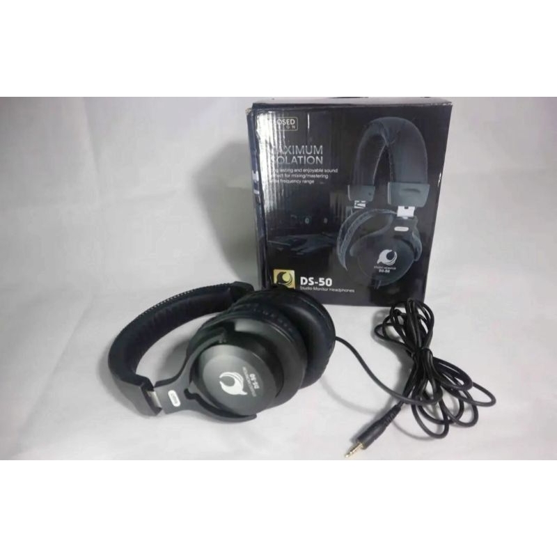 Jual HEADPHONE MONITOR DS50 DOLPHIN SOUND ISK DS50 ORIGINAL (second ...