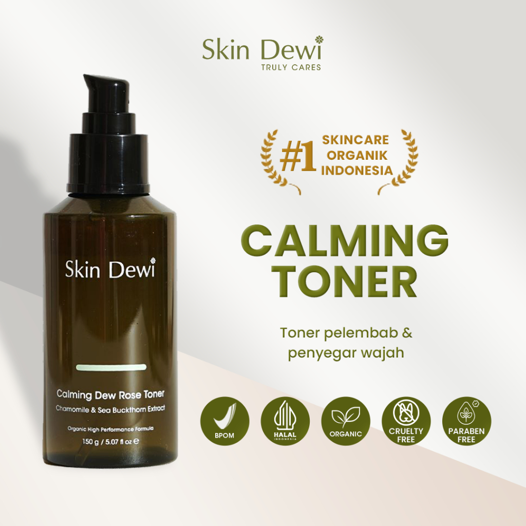 Jual Skin Dewi Calming Dew Rose Toner 150ml | Melembabkan/ Menyegarkan ...