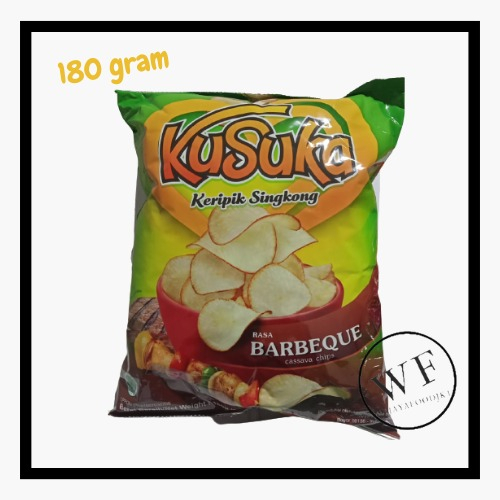 Jual Kusuka keripik singkong Barbeque / BBQ / Cassava Chips Barbeque 180grm | Shopee Indonesia